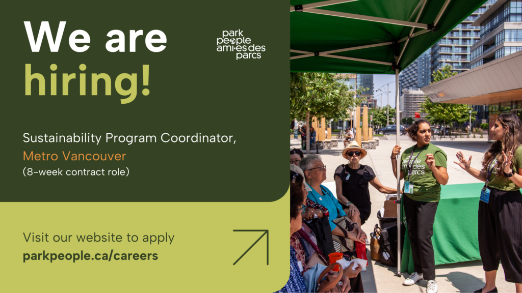 Project Manager, Toronto Projects - Park People